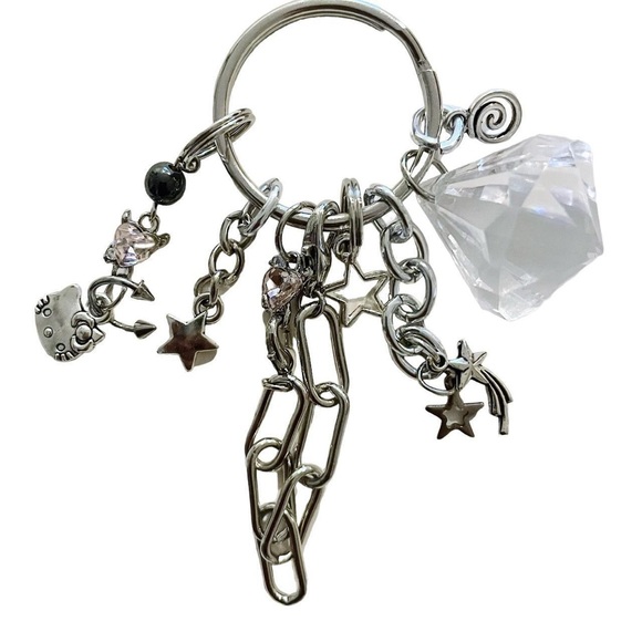 Hand Crafted | Accessories | Handmade Hello Kitty Industrial Metal ...